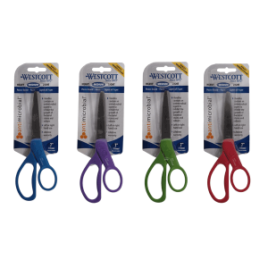 Westcott 7″ Hard Handle Student – Anti-Microban Scissors with ...
